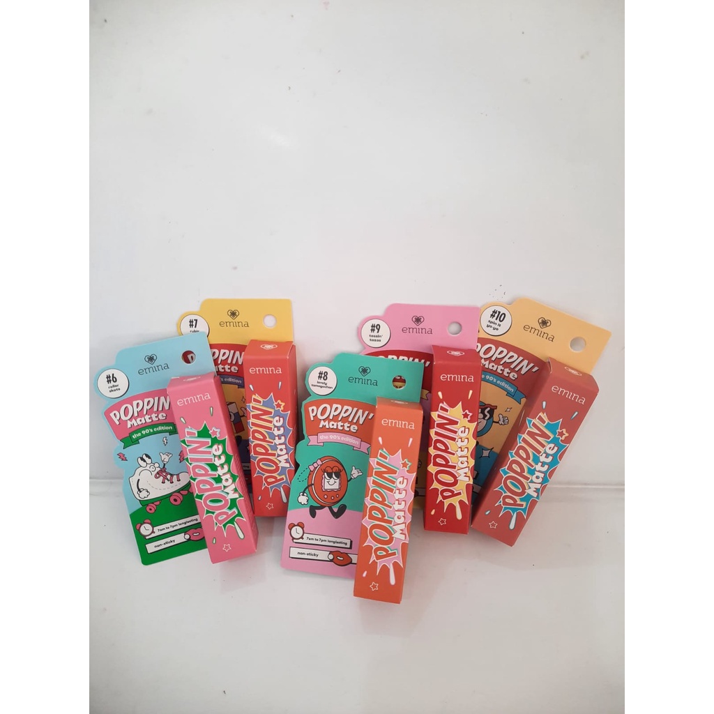 Emina Poppin Matte 90's Limited Edition | Lazada Indonesia