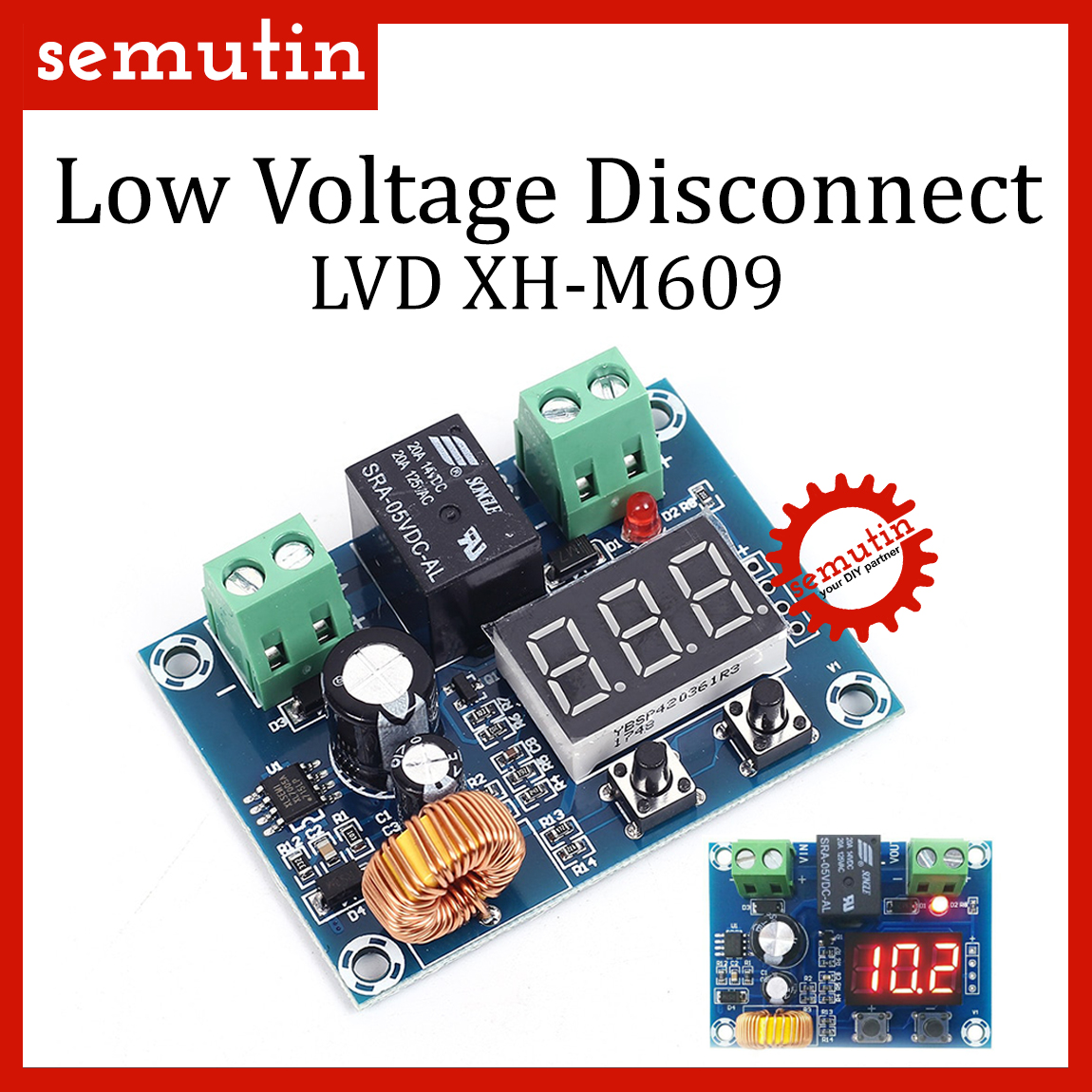 Modul LVD XH-M609 12-36V / Module Low Voltage Disconnect Batterai ...