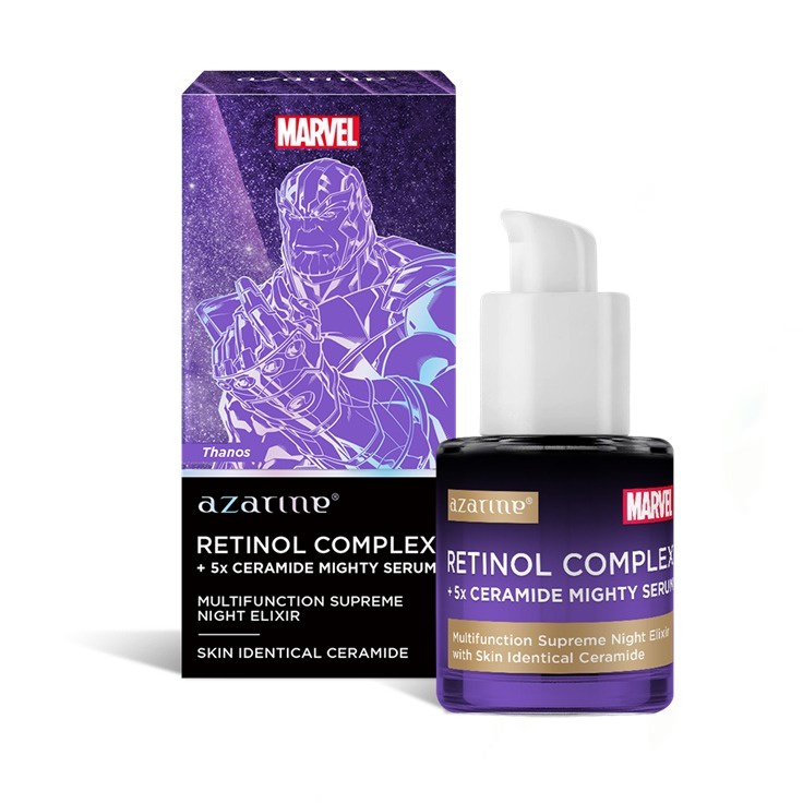 AZARINE X MARVEL Retinol Complex + 5x Ceramide Mighty Serum 20ml ...