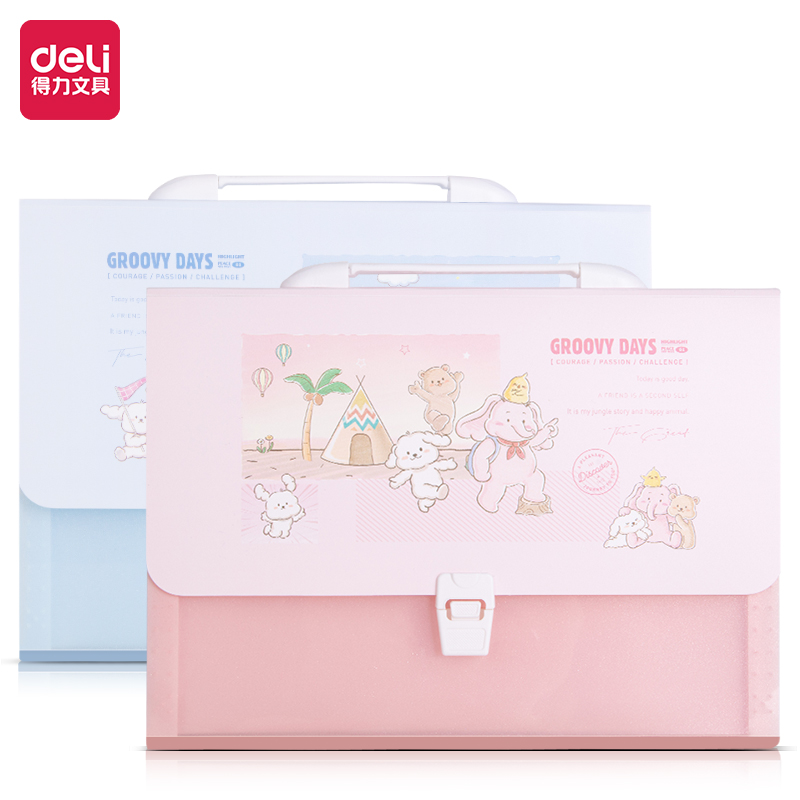 Deli Map Harmonika / Expanding File 13 Poket A4 Gratis Index Label ...