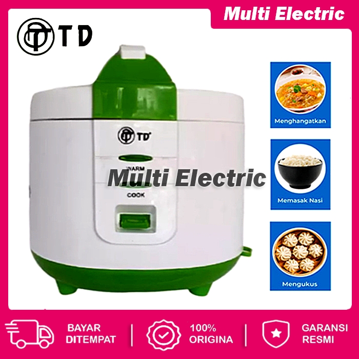 Mejikom Niko Oishi / TD 1.2 Liter Penanak Nasi / Mejikom / Rice Cooker ...