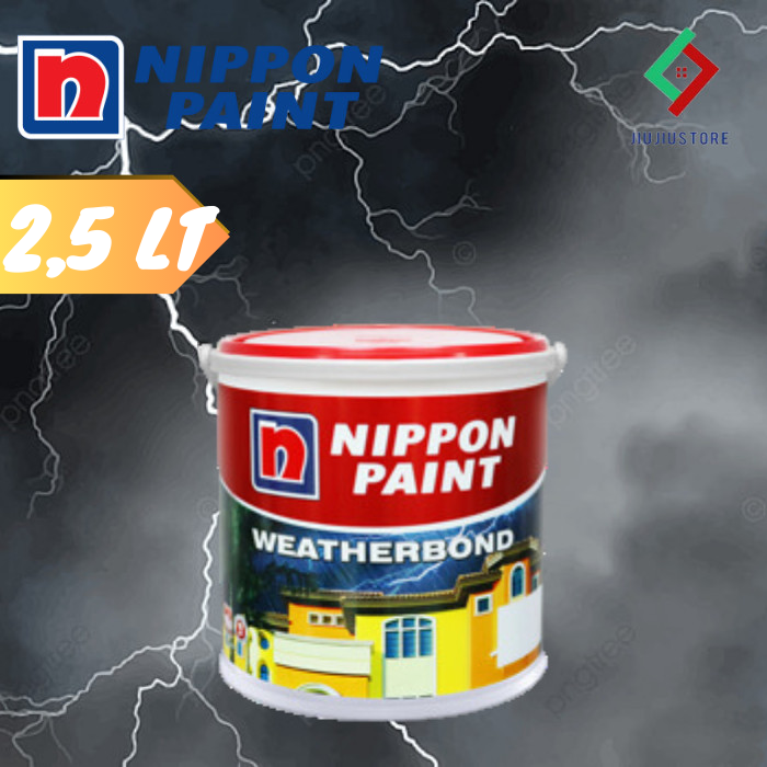 NIPPON PAINT WEATHERBOND 4KG WEATHER BOND 2,5LT CAT TEMBOK EKSTERIOR ...