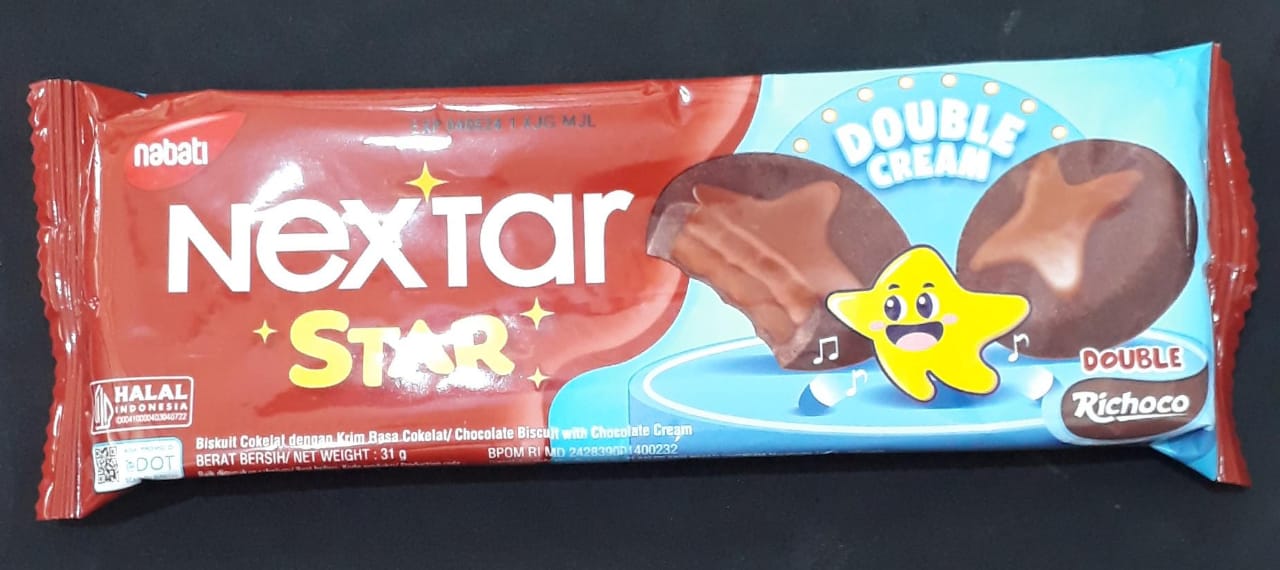 BISKUIT NEXTAR STAR DOUBLE RICHOCO 31G | Lazada Indonesia