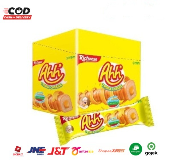 Nabati AHH Richeese Richoco Box All Varian Rasa Ahh Coklat Ahh Keju ...