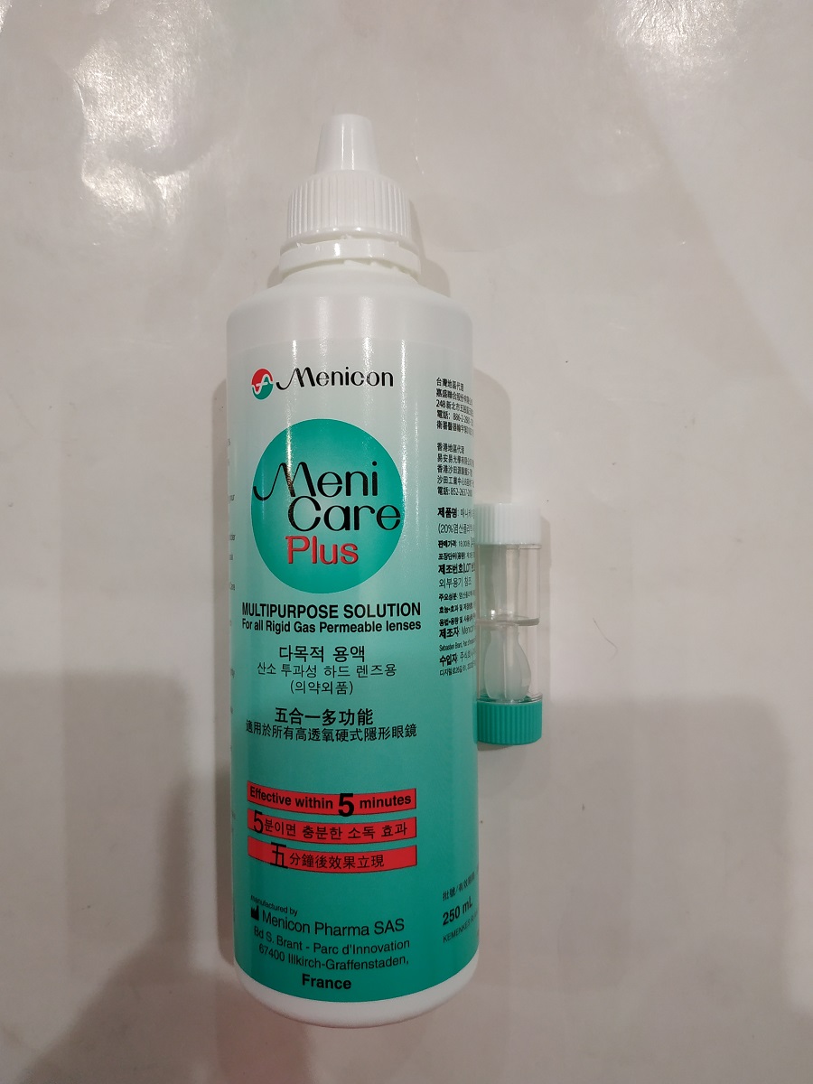 Menicare Plus Multi Purpose Solution for RGP (Rigid Gas Permeable) by ...