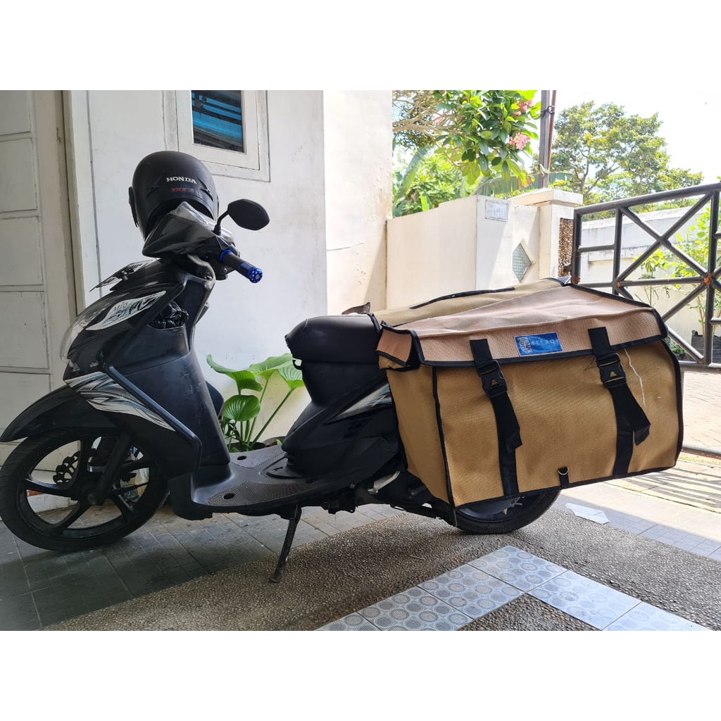 TPO TERPAL Tas Motor / Tas Obrok / Tas Kurir/ Tas Rengkek Terpal kanvas ...