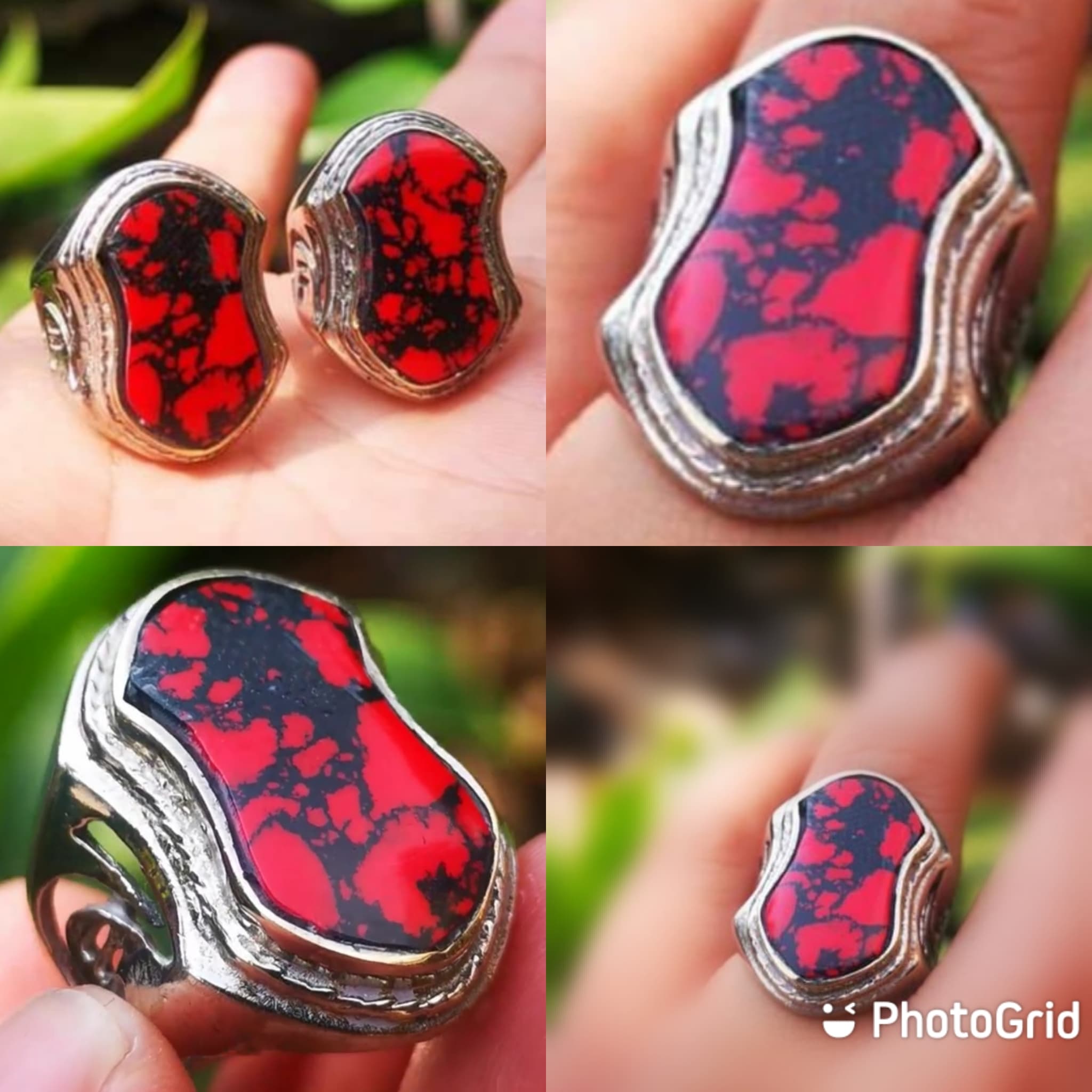 Natural Akik Alam Red Pirus Persia Terompah Top Colour Persia Iran ...