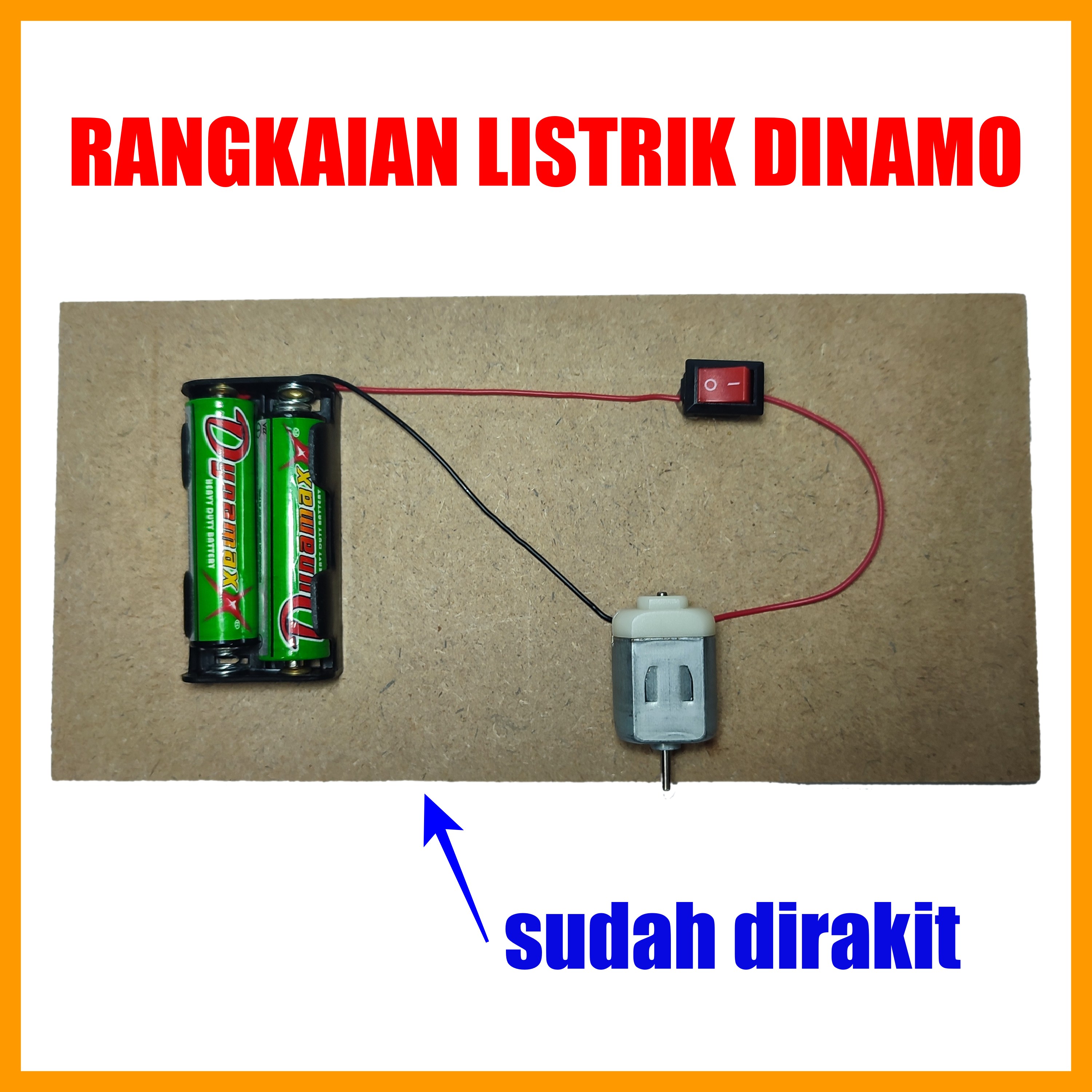 Paket Rangkaian Listrik Dynamo / Dinamo Praktek Prakarya Sekolah ...