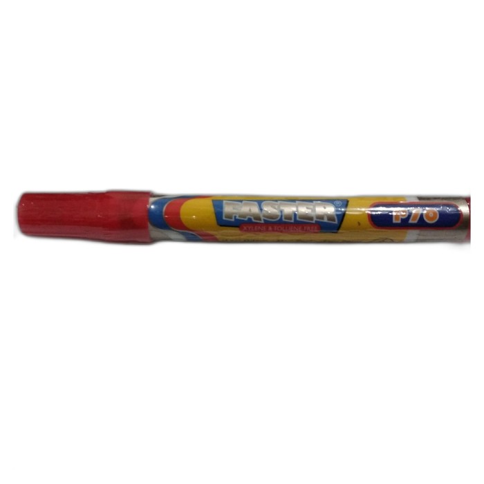 Faster Spidol Permanent Marker P70 - Merah | Lazada Indonesia