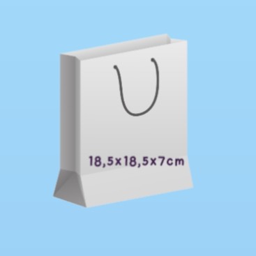 Paper Bag Putih Polos Siap Pakai / PaperBag ART Carton Putih | Lazada ...