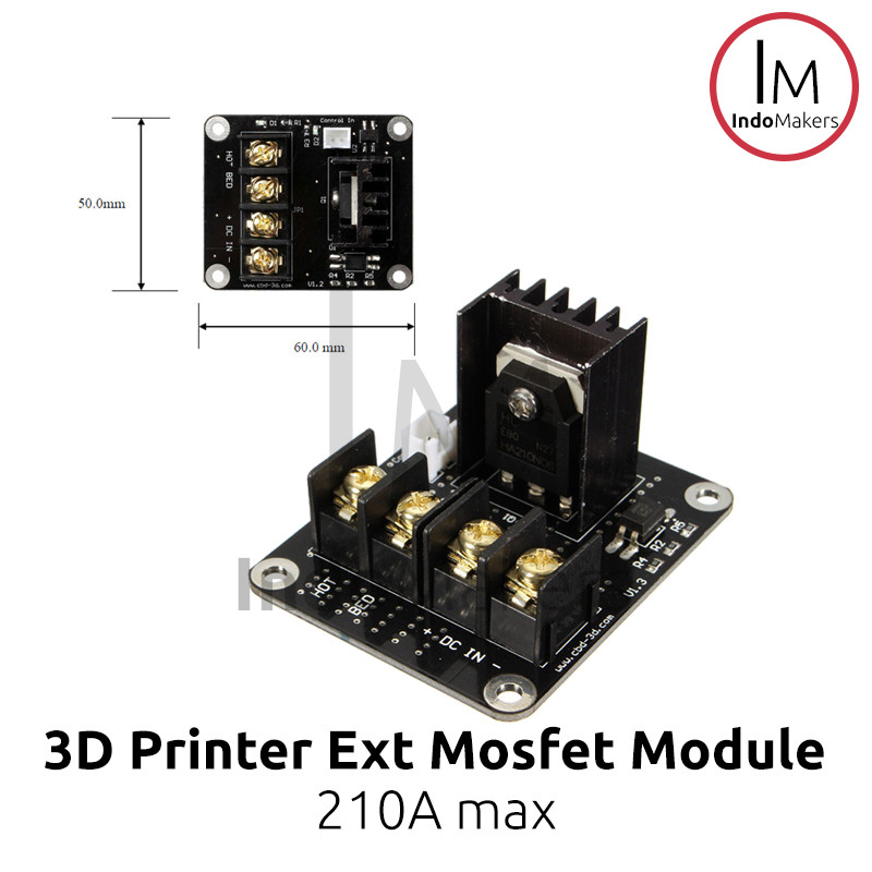 3D Printer Heat Bed Heatbed Heated Bed MOSFET High Power Module ...