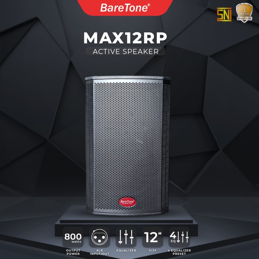 Speaker Aktif Baretone MAX 12 RP MAX12RP MAX 12RP 12 Inch Original ...