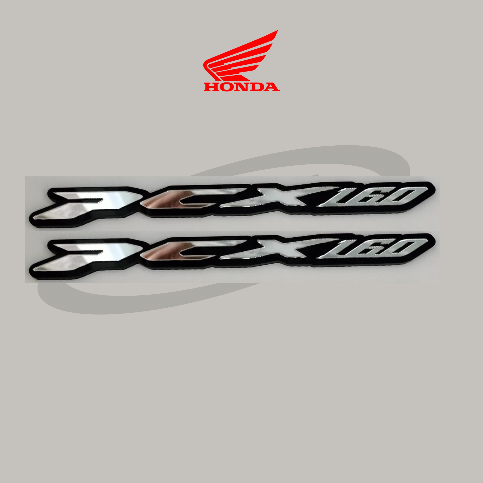 Emblem Honda PCX 160 Timbul Logo Motor 3D Akrilik Variasi bukan stiker ...