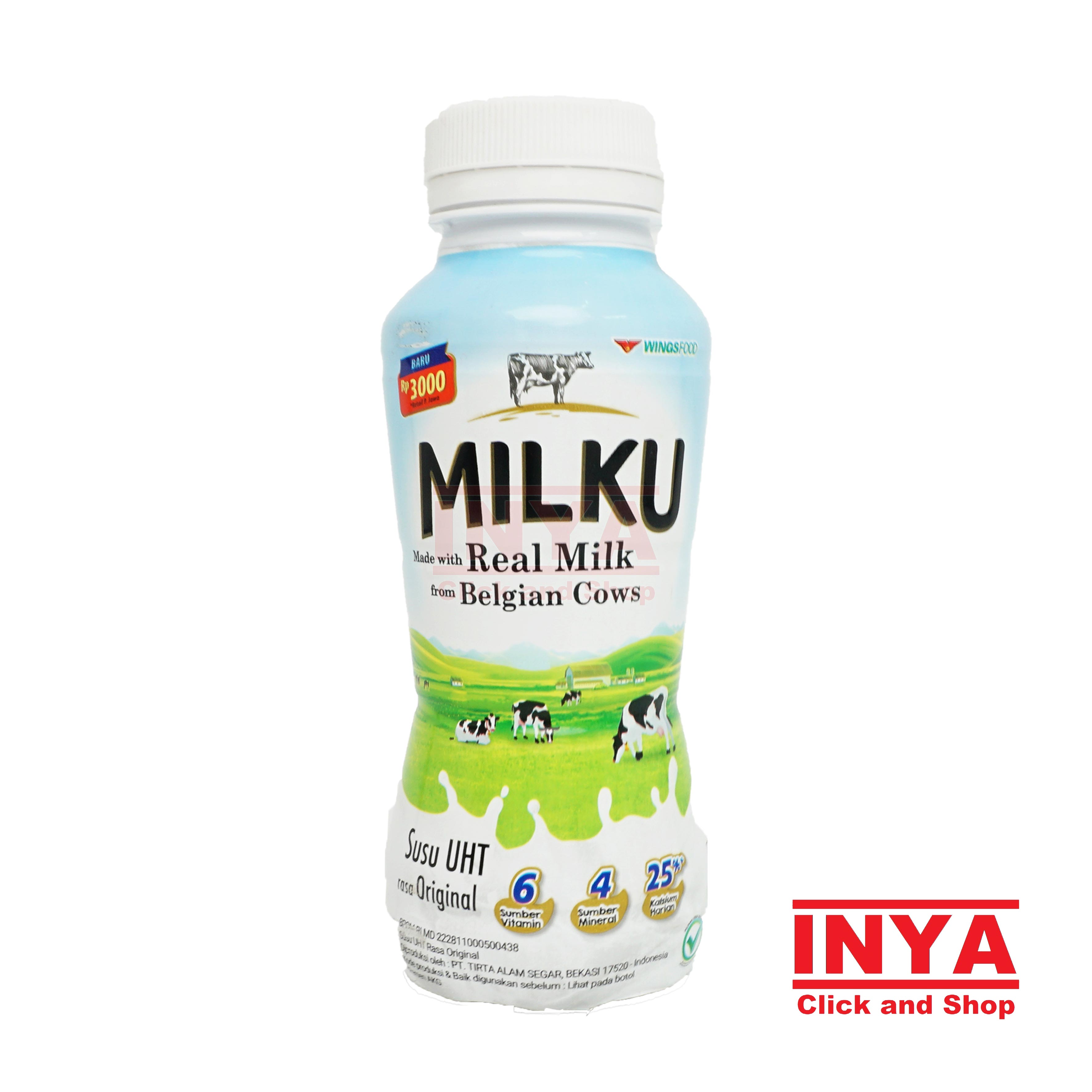 Milku Susu UHT Rasa Original 200ml - Susu Kemasan - Milk Drink | Lazada ...