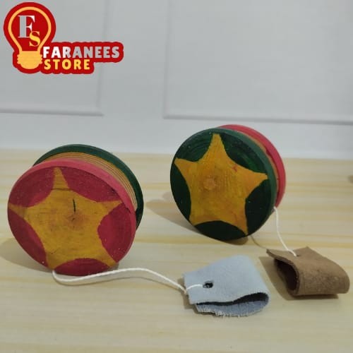 Mainan Yoyo Kayu Kecil Motif Mainan Tradisional | Lazada Indonesia