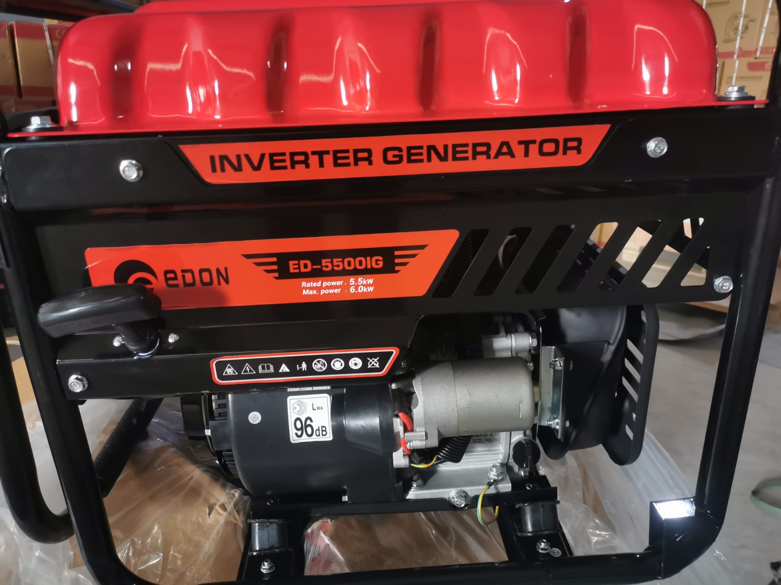 Genset 6000 watt Variable Frequency generator Edon ED-5500IG | Lazada ...