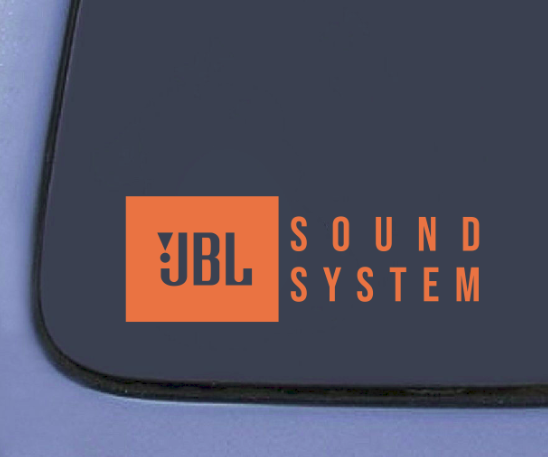 Stiker Mobil JBL Sound System Horizontal - Car Decal Sticker | Lazada ...