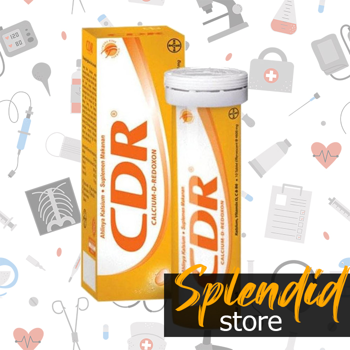 CDR Orange Effervescent Calcium D Redoxon isi 10 Tablet | Lazada Indonesia