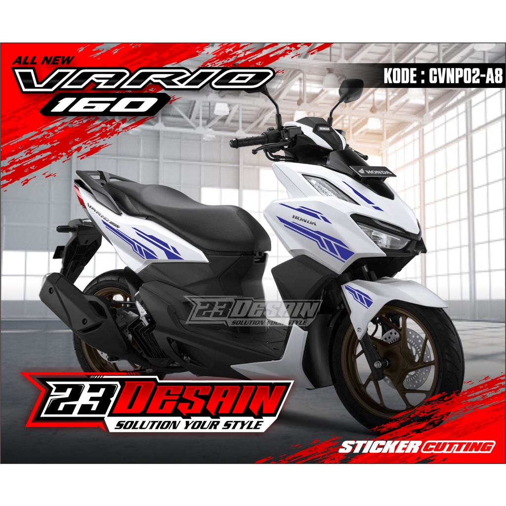 Cutting Sticker Vario 160 - Striping Stiker HONDA NEW VARIO 160 2022 ...
