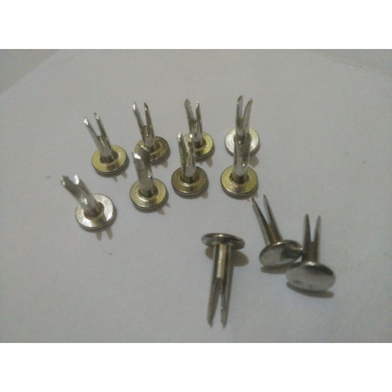 Paku Belah / Paku Pecah // Paku Rivet Untuk Mengganti Tali Helm ...