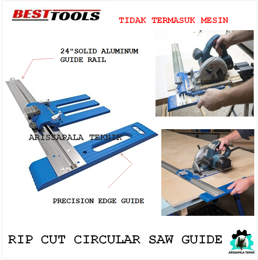 Rip-Cut Circular Saw Guide Precision Edge Frame Saw Guide Fence Mal ...