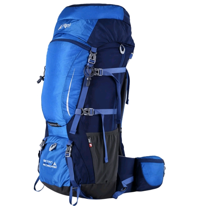 TAS CARRIER/CERIL REI BINTAN 50+5 LITER TERBARU TAS HIKING PRODUK AREI ...
