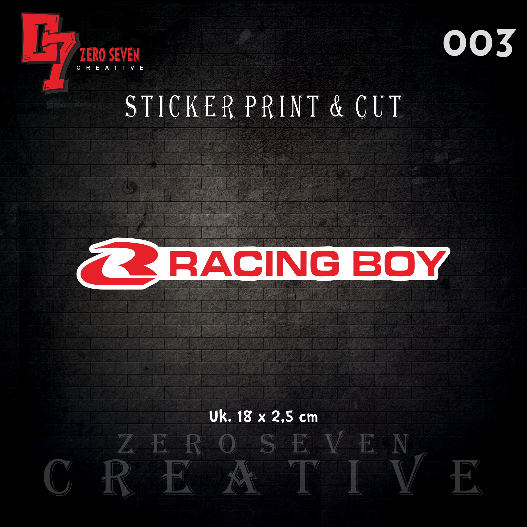 STIKER RACING BOY / STIKER RACING / STIKER MOTOR / STIKER AESTHETIC ...