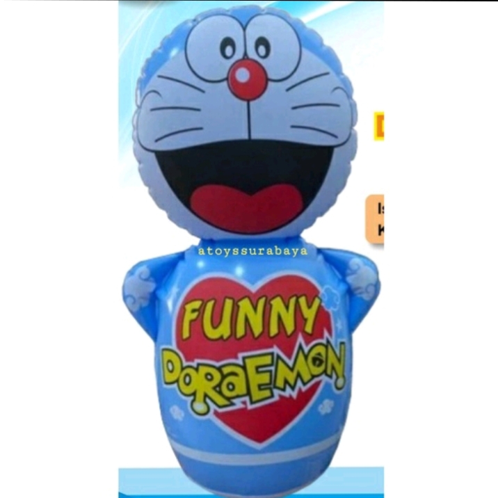 balon doraemon tinju pasir / boxing toys / boneka doraemon / mainan ...