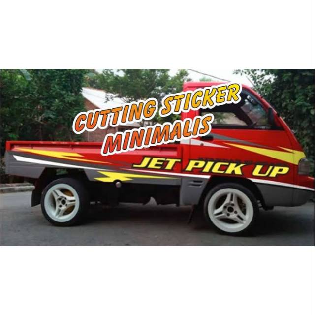 Stiker mobil pick up suzuki new carry apv luxury terbaru stiker mobil ...