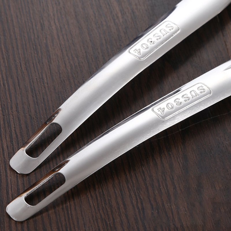 4PCS Stainless Steel Soup Spoon Slotted Spoon Household Restaurant ...