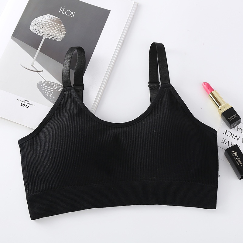 Bra Dan BH Sport Wanita Tanpa Kawat 6715 Bahan Rajut Model Seamless ...