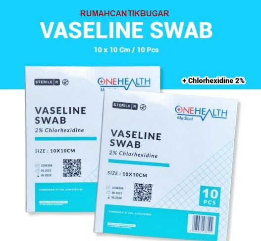 Vaseline Swab OneHealth 10x10cm With 2% Chlorhexidine | Lazada Indonesia