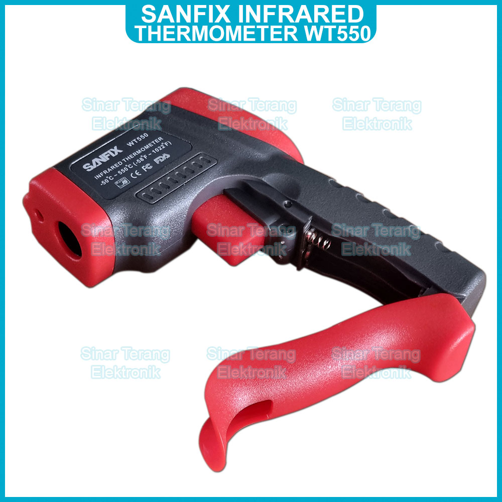 Sanfix Infrared Thermometer WT550 Alat Ukur Suhu Mesin dan Material ...