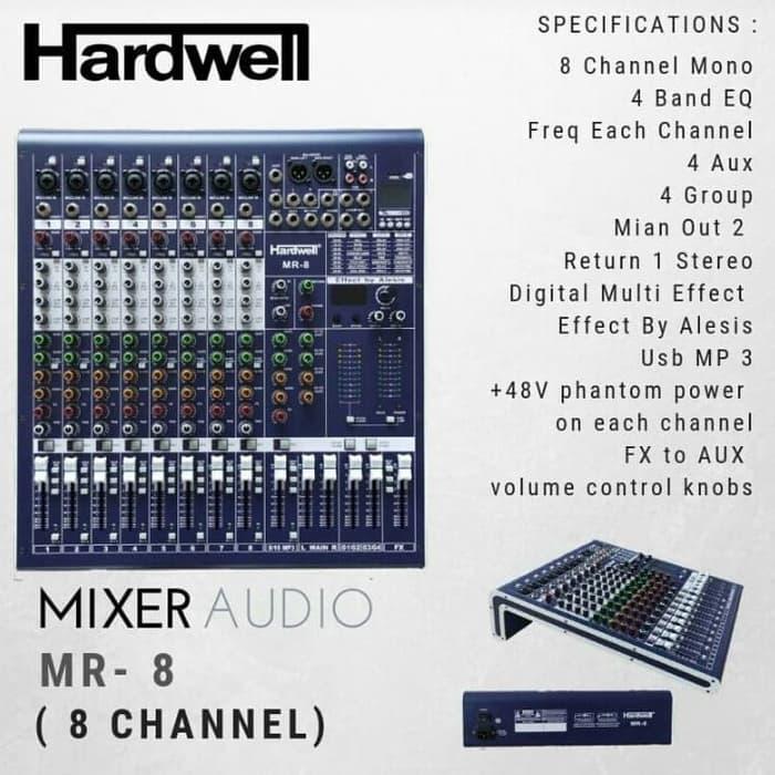 Mixer Hardwell MR 8 Original 8 Channel | Lazada Indonesia