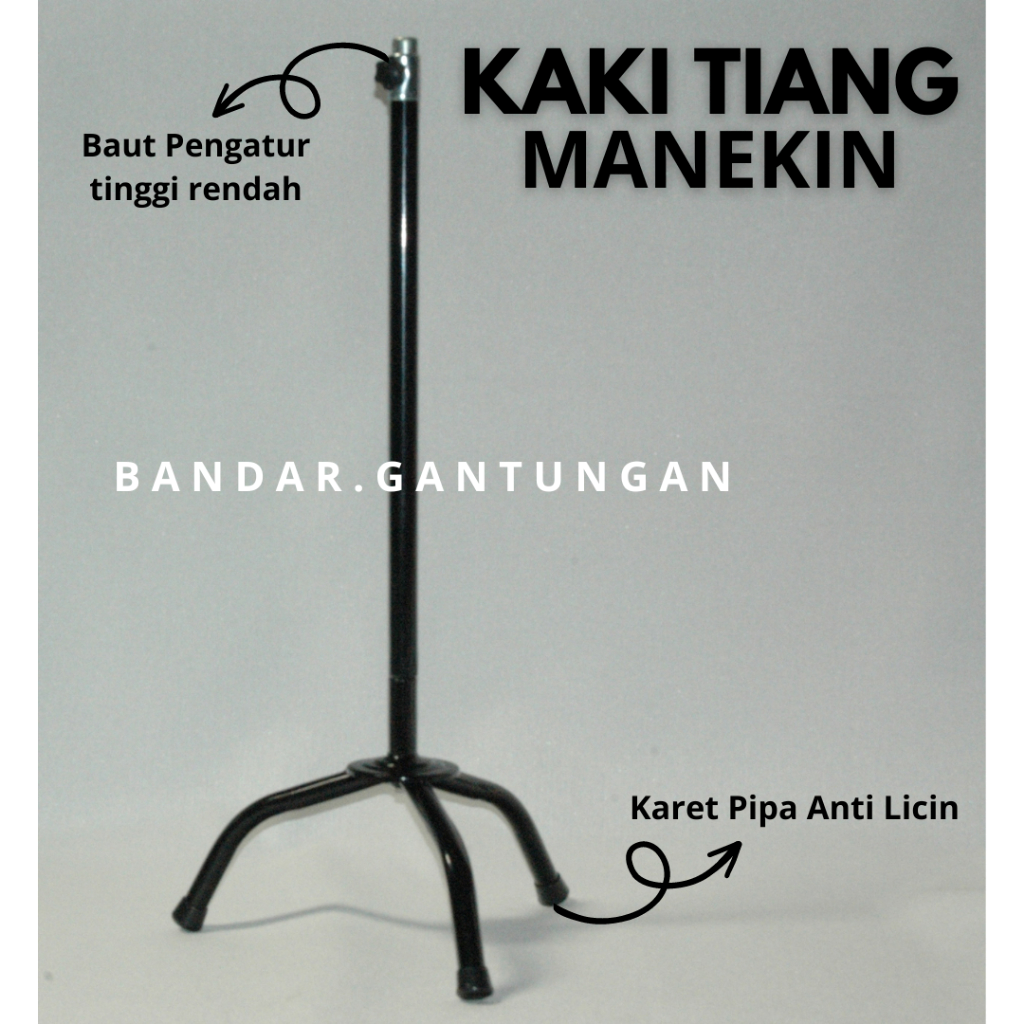 Kaki Besi Manekin Tiang Penyangga Patung / Kaki Display Patung/Stand ...