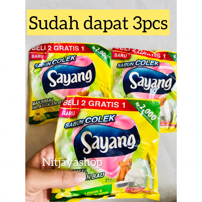 Sabun Colek Sayang 145g Sabun Cuci | Lazada Indonesia