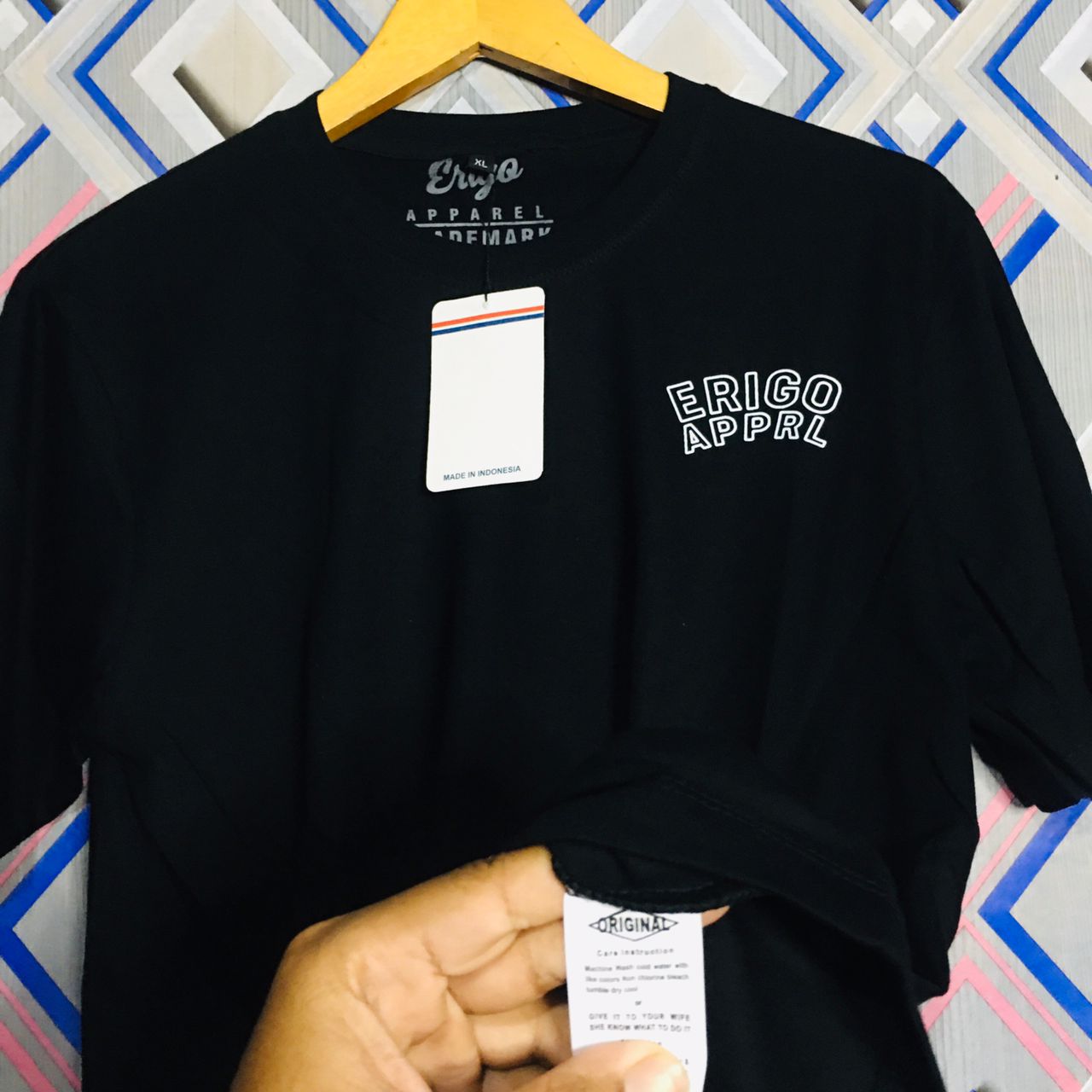 Baju T-Shrit ERIGO APAREL Distro Origins Terbaru Lengan pendek pria dan ...