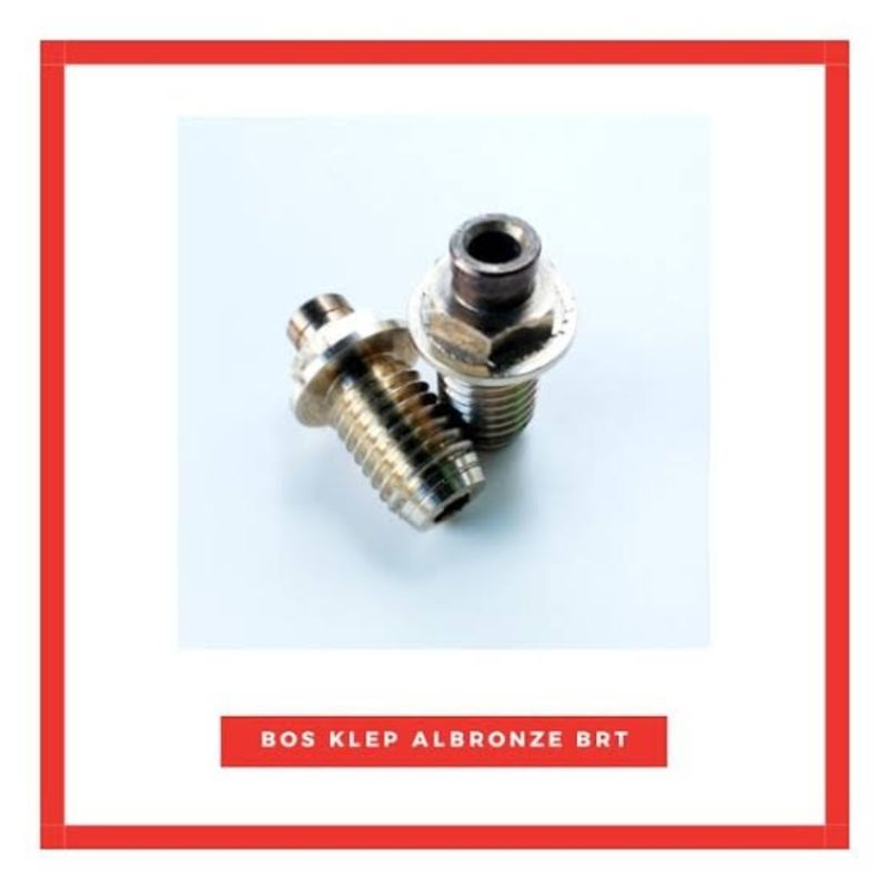 Original BRT Racing Bosh Klep batang 5mm 5 mm 4.5mm 4.5 bahan Albronze ...