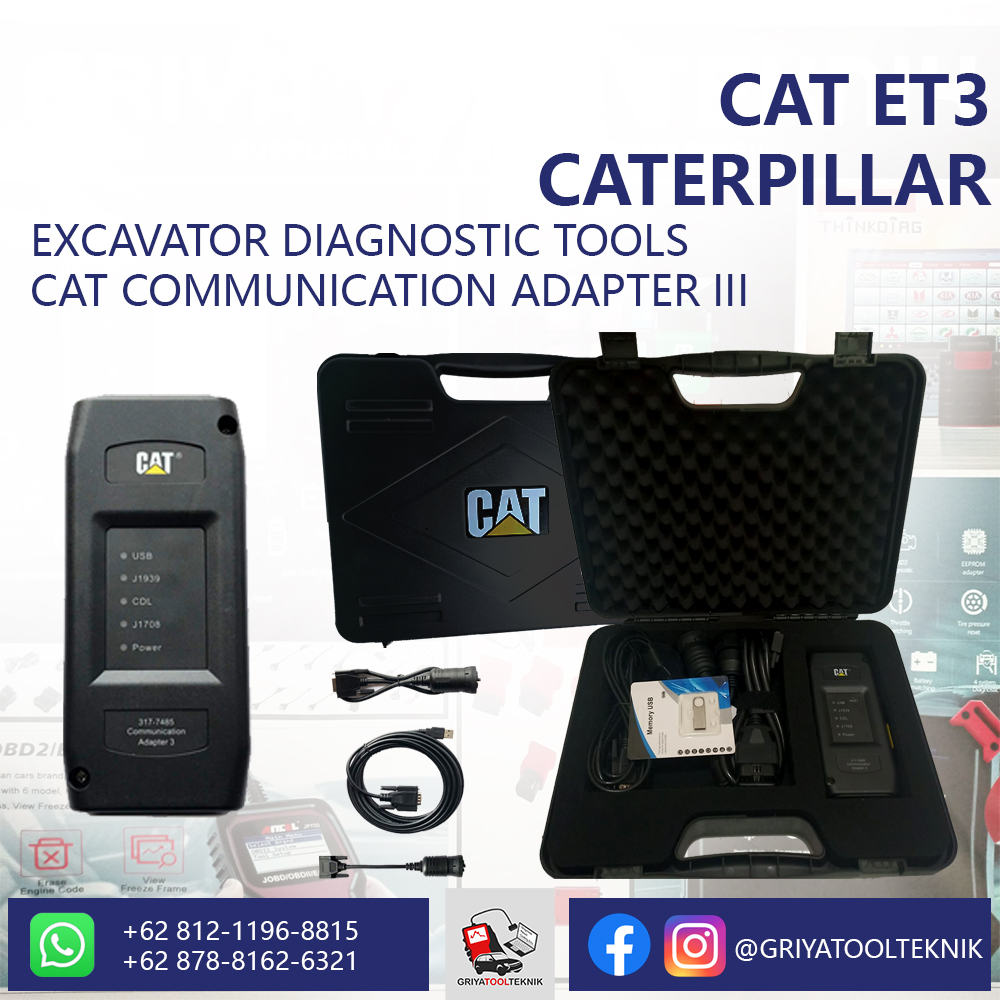 Heavy Duty CAT ET3 Diagnostik Adapter III | Lazada Indonesia