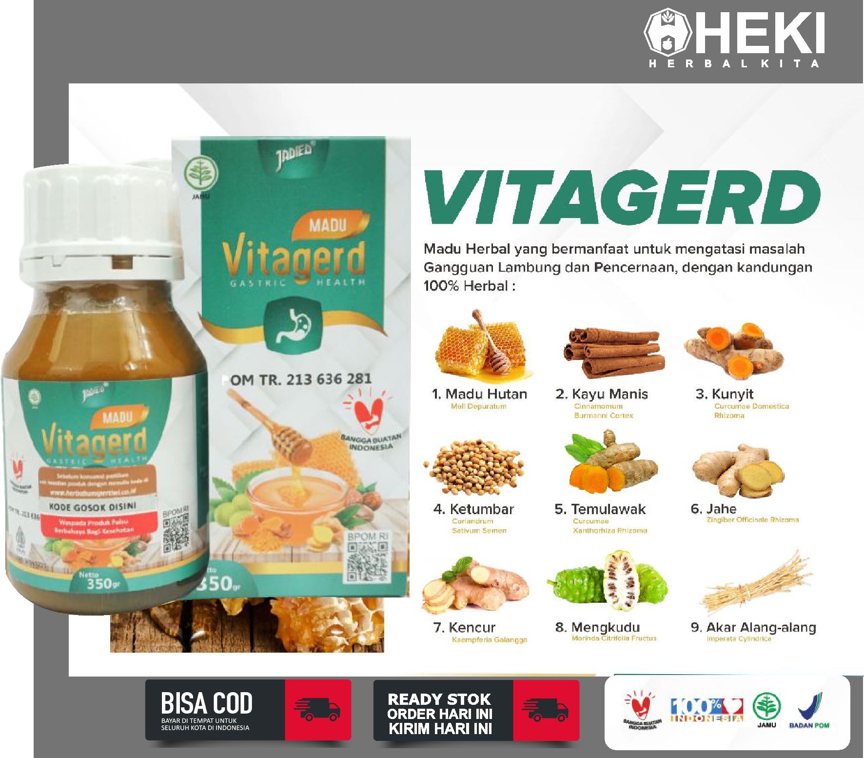Madu Vitagerd Solusi Atasi Maagh Kronis dan gangguan lambung serta ...
