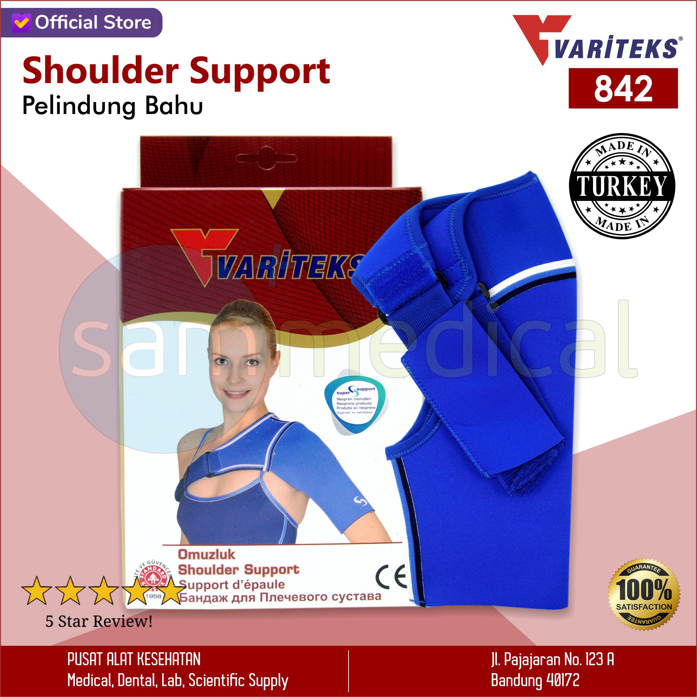 Variteks Shoulder Support / Pelindung Bahu Var 842 | Lazada Indonesia