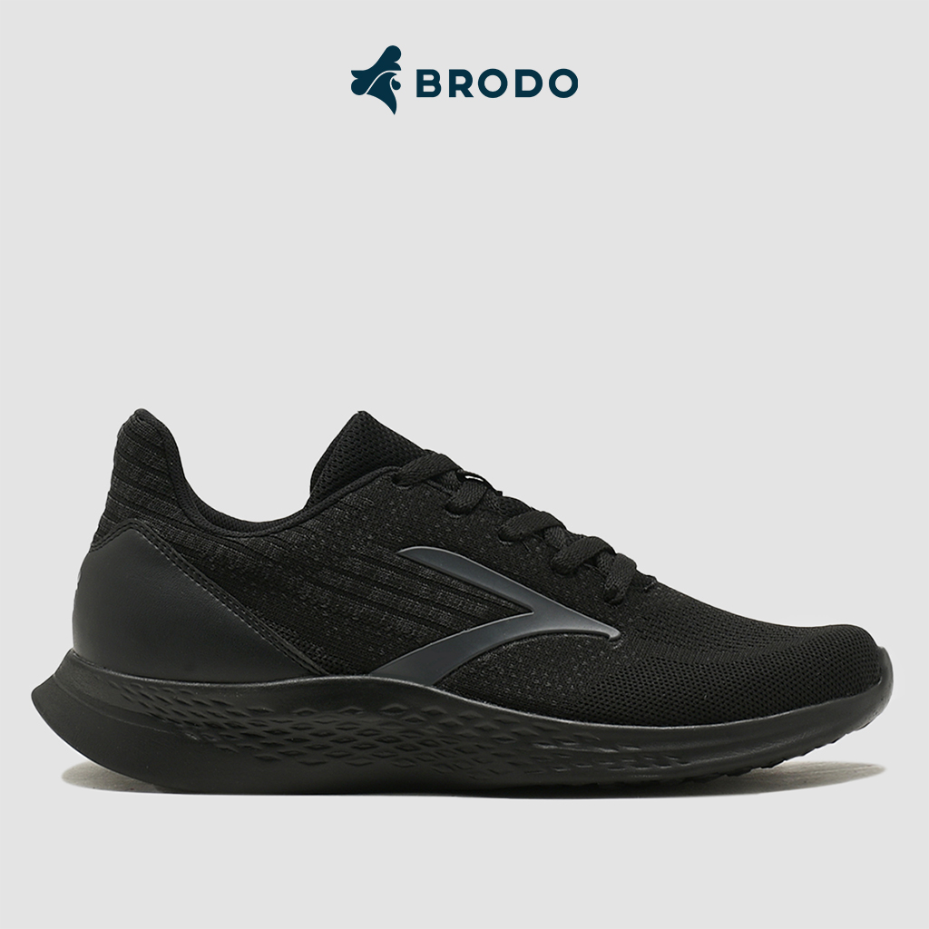 BRODO - Sneakers Active Dasher Full Black | Lazada Indonesia