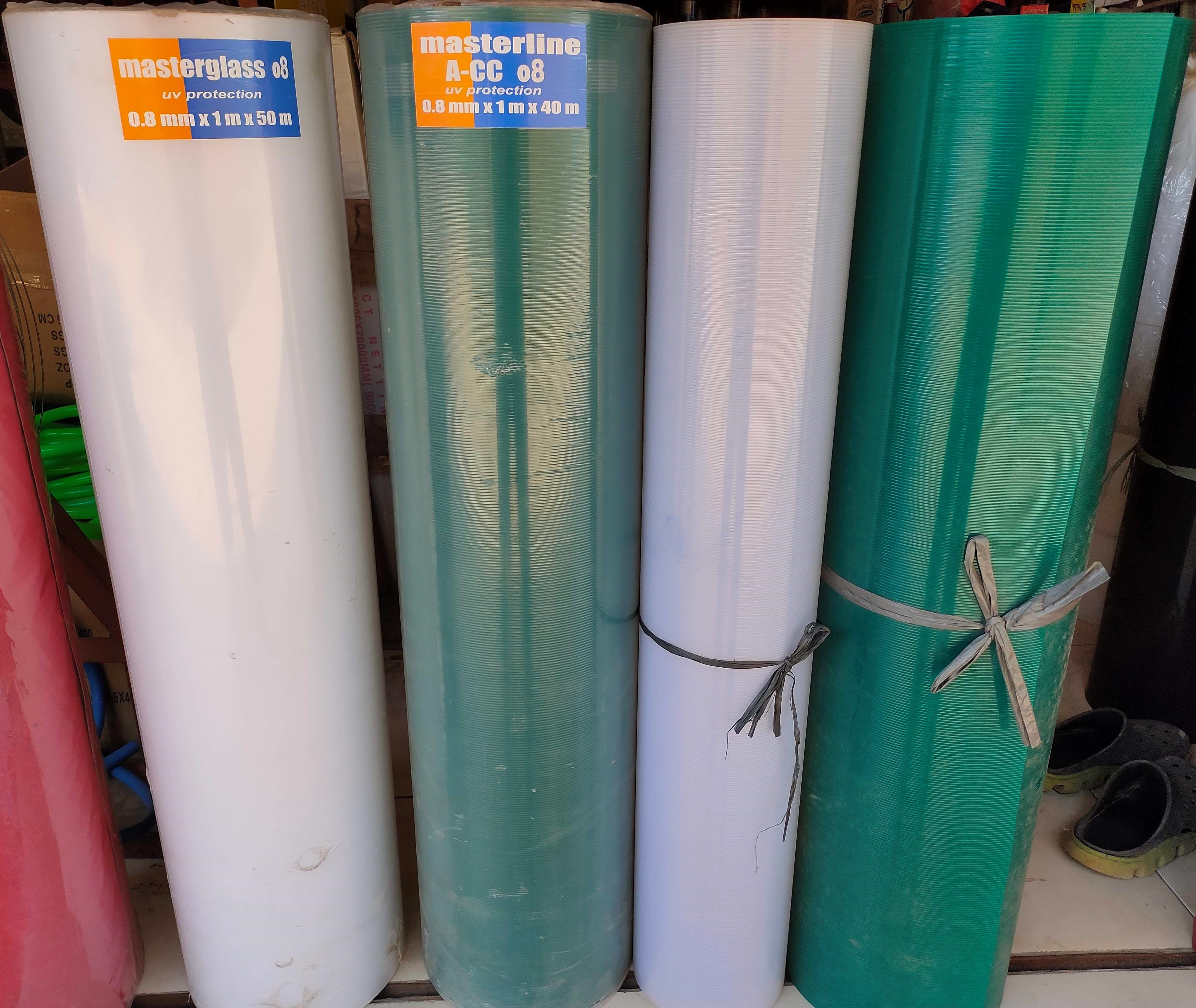 fiber plat pagar pintu jendela atap genteng bangunan sunroof multi ...