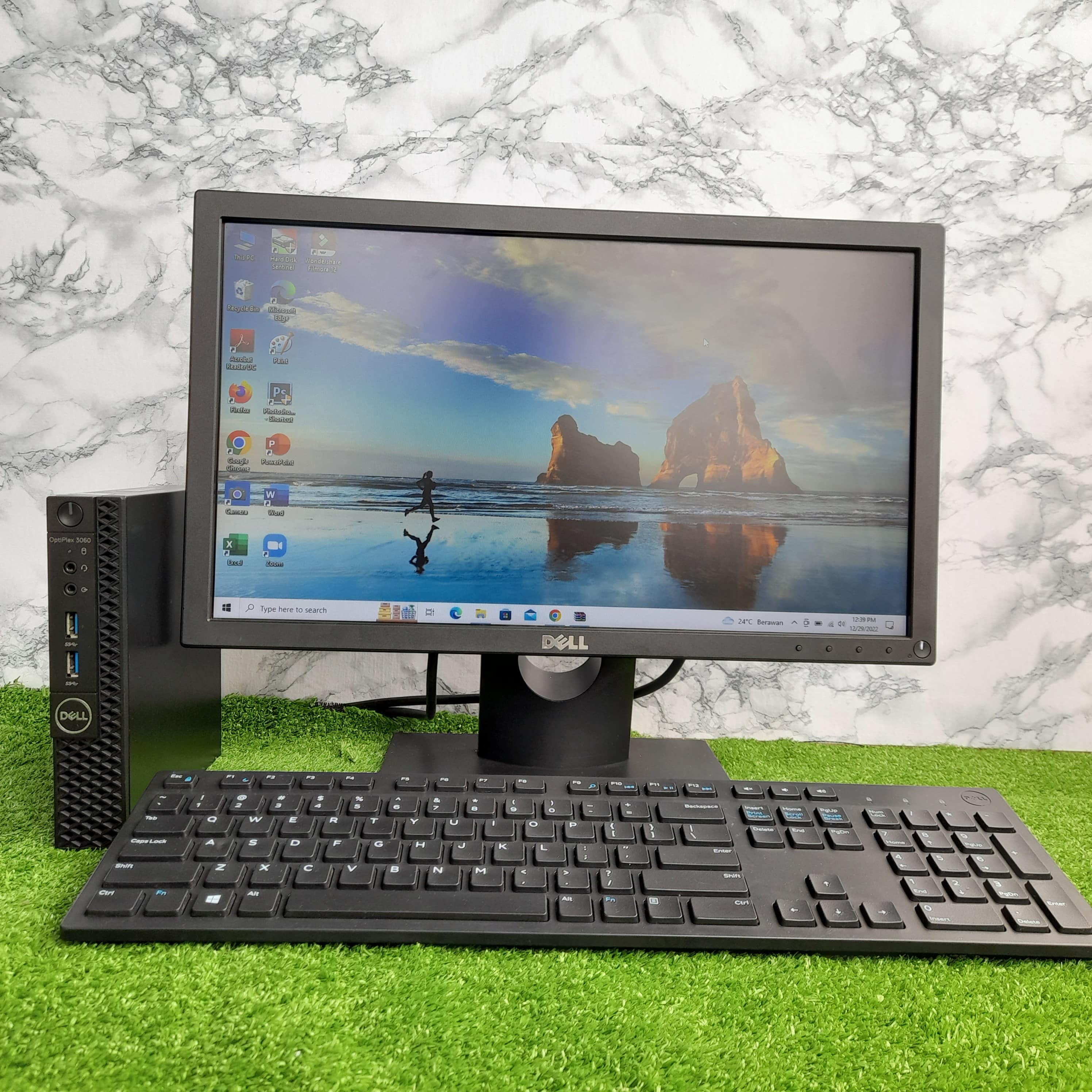 FULLSET MINI PC DELL OPTIPLEX 3060 micro CORE I3 8100T SSD 512GB RAM ...
