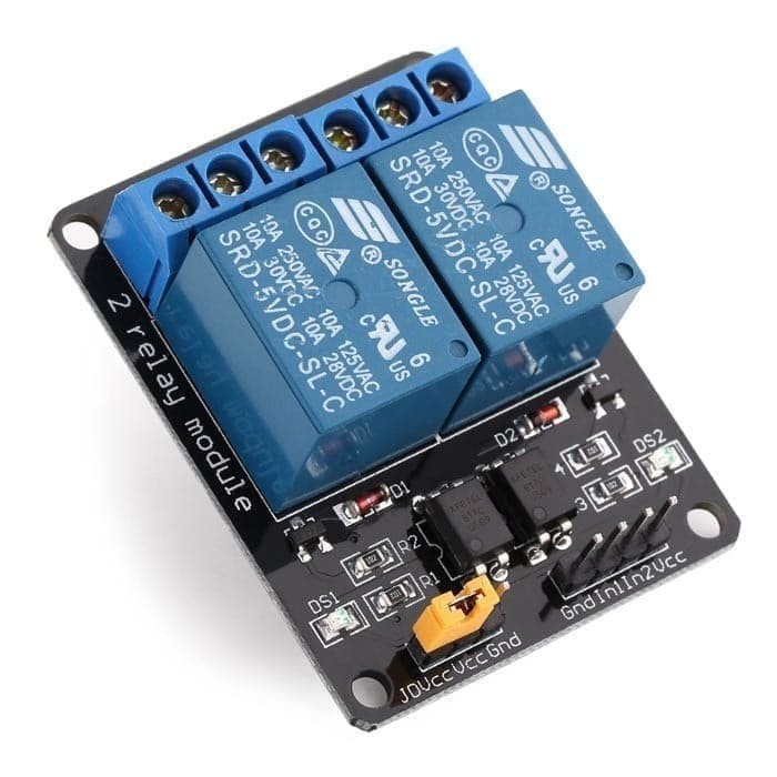 Relay Module 12 Volt 2 Channel 12v with optocoupler for arduino ...