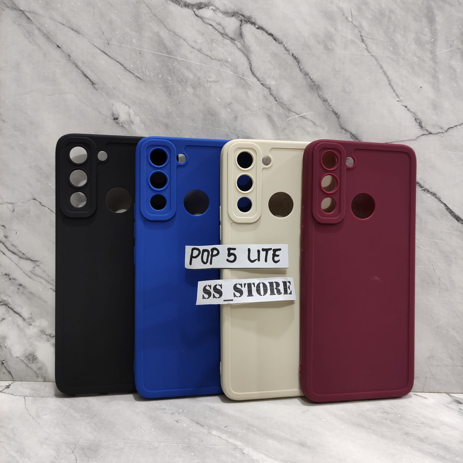 ProCamera SoftCase Full Cover Matte Edge Case Tecno Spark 8C Spark 7 ...