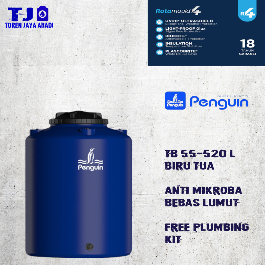 Tandon / Toren / Tangki air Penguin - TB 55 - 520 ;Liter | Lazada Indonesia