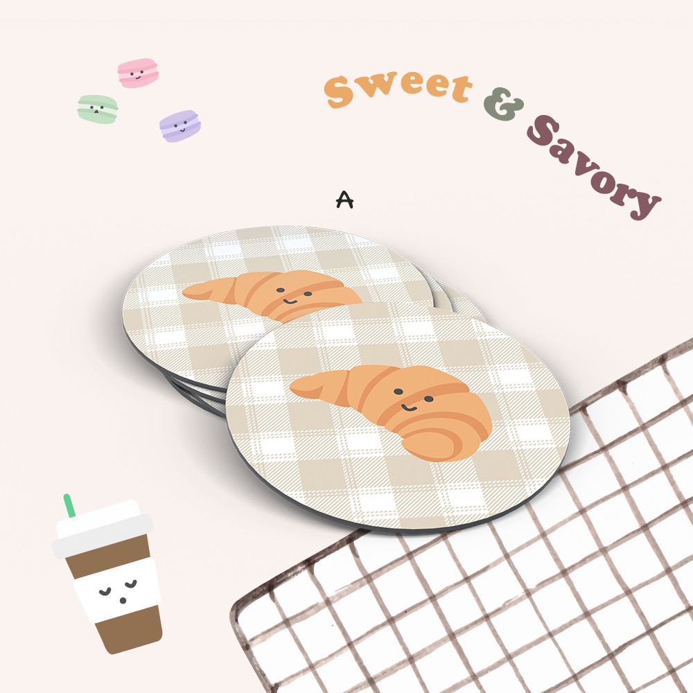 Coaster Custom Tatakan Gelas Tatakan Minuman Wooden Coaster Motif ...