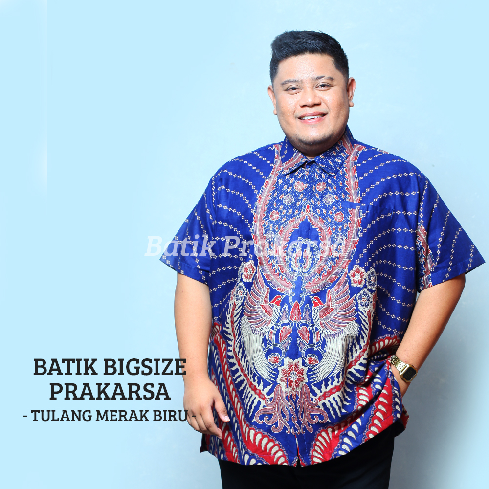Batik Big Size Pria Prakarsa Premium Classic Lengan Pendek - PD05 ...