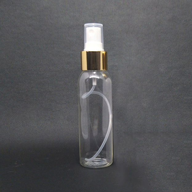 BOTOL 100ML BENING SPRAY GOLD HALF CAP / BOTOL PLASTIK 100ML SPRAY ...